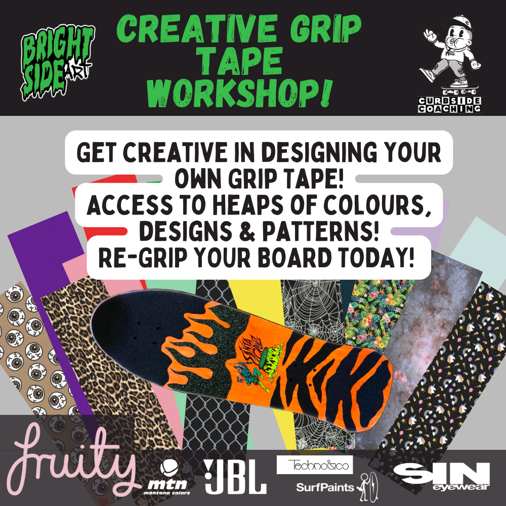 ALL AGES Creative Grip Tape Workshop — Brightside Art
