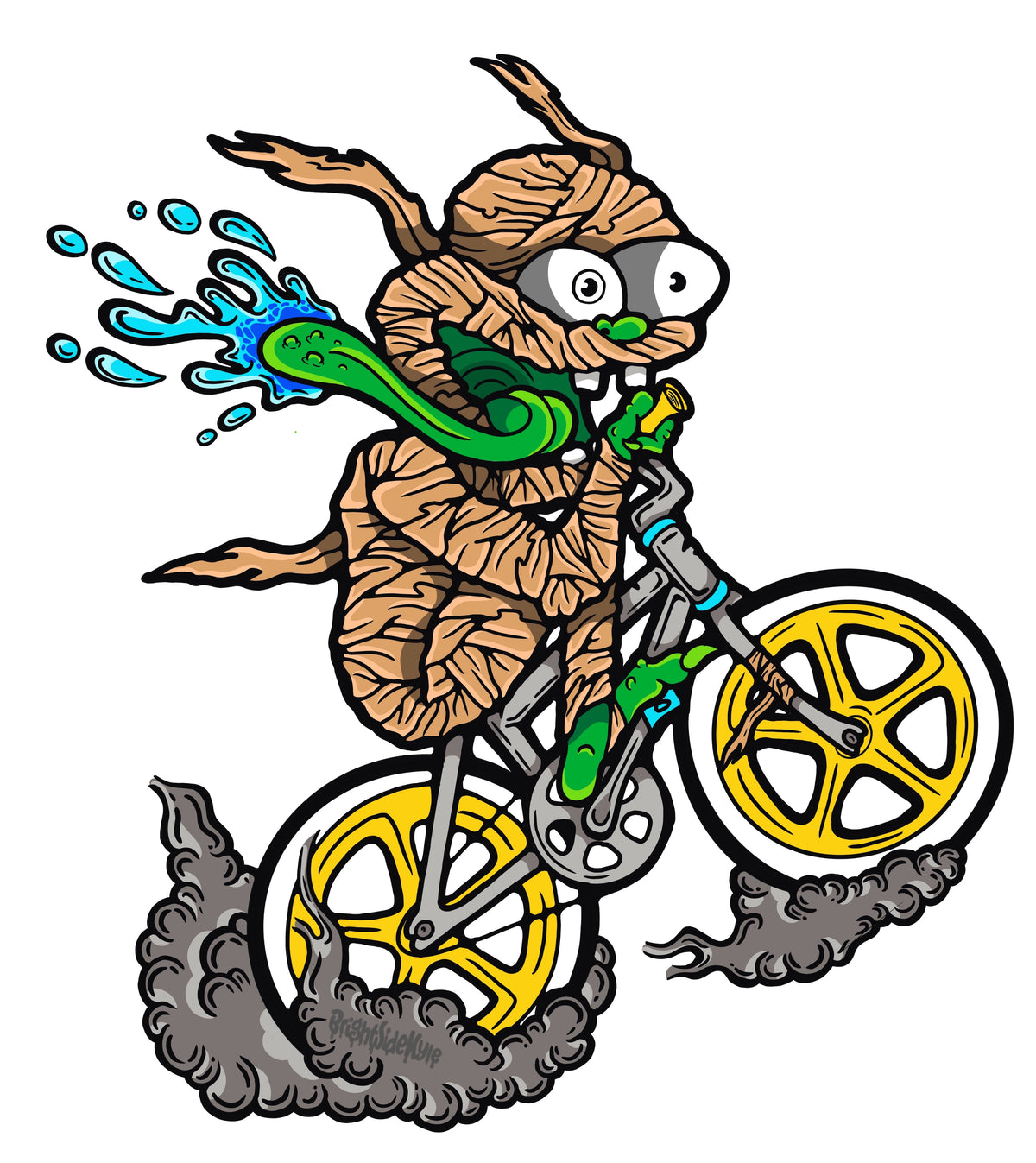 Wall Art Decal - Lil' Monster BMX — Brightside Art